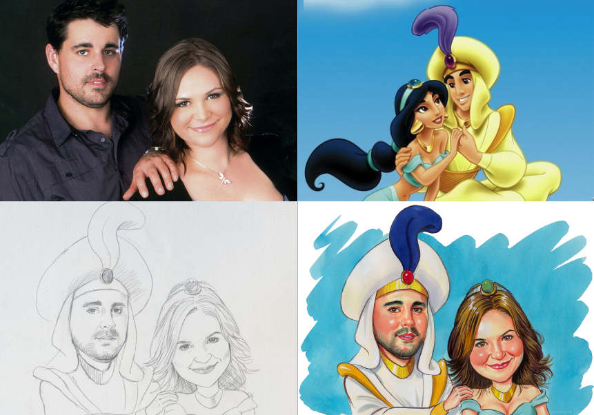 Evolution of a caricature